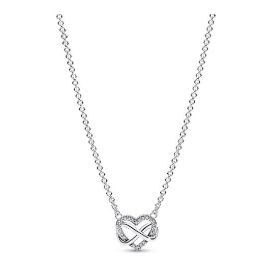 Colar Pandora Sparkling Infinity Heart » LXBOUTIQUE