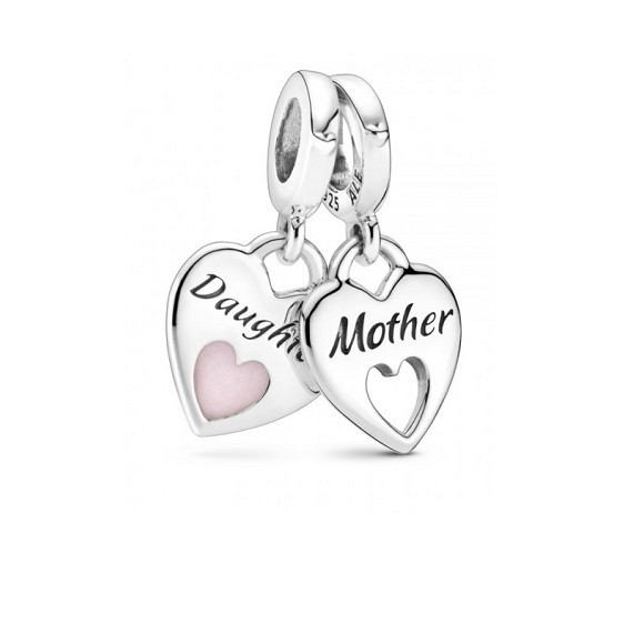 Conta PANDORA Pendente Duplo Mãe & Filha 799187C01 » LXBOUTIQUE