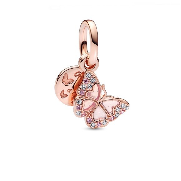 Conta Pendente Pandora Borboleta Rosa » LXBOUTIQUE